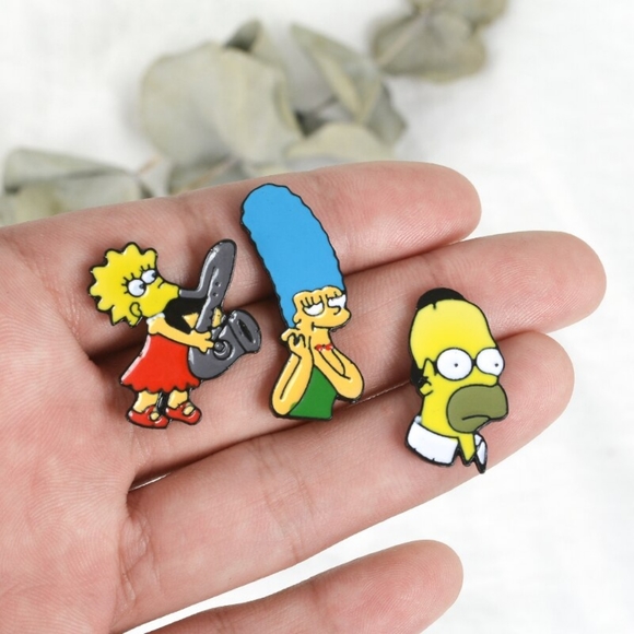 Jewelry | The Simpsons Pin Set | Poshmark